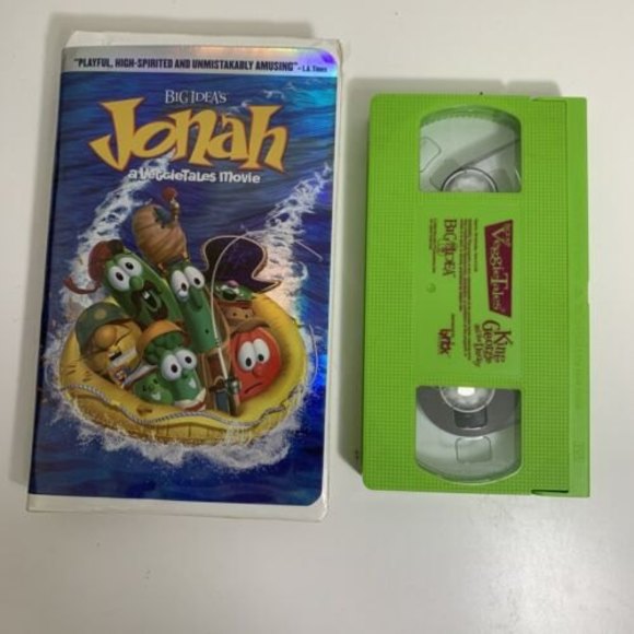 Media | Jonah A Veggie Tales Movie Vhs 203 Clamshell Big Idea Phil ...